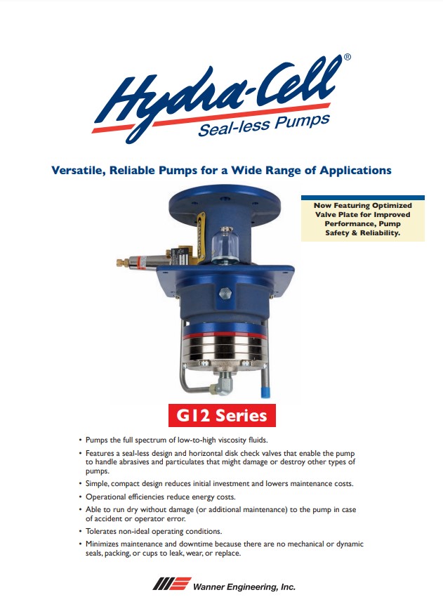 Hydra-Cell D12 Series (US) / G12 Series (Metric)